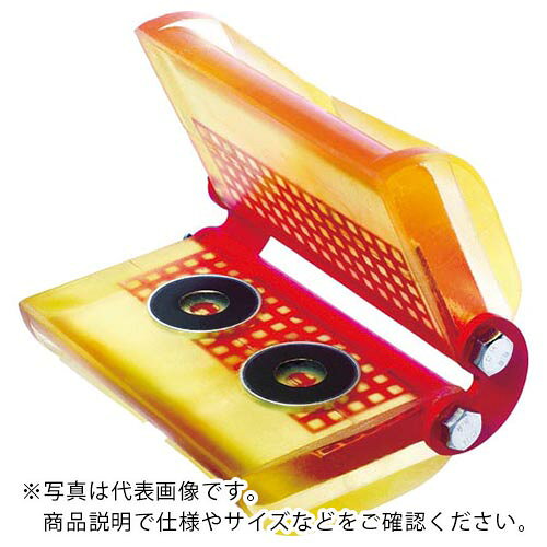 特長：ウレタン製のコーナーパッドがシャープエッジからベルトスリングの破断を防止します。マグネットが付随しており、コーナーに簡単に装着可能です。用途：金型・工業用品運搬に。仕様：適合ベルト幅(mm)：60ベルト(mm)幅：60有効ベルト幅(m...