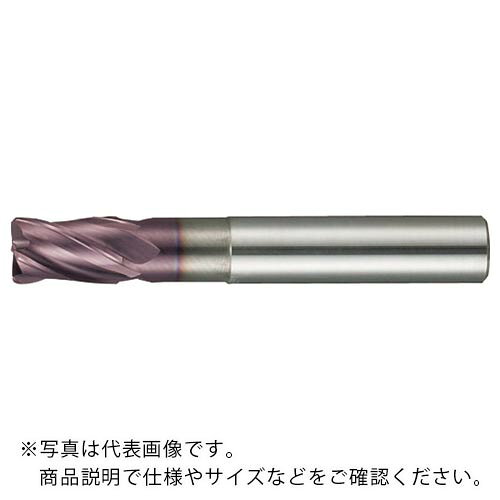 特長：60HRCを超える焼入材の加工が可能です。用途：工具鋼、高硬度鋼、焼き入れ鋼用。仕様：刃径(mm)：8刃長(mm)：12全長(mm)：63シャンク径(mm)：8首下長(mm)：27コーナR(mm)：1表面処理：FIREコート刃径公差：...