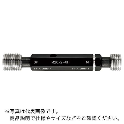 特長：ISOメートルねじ用のプラグゲージです。片側が通り(GP)、もう一方が止まり(NR)です。用途：ねじの精度検査用。仕様：ゲージ方式：ISO導入JIS規格(JIS B0251&ISO1502)呼び寸法(mm)：M8ピッチ(mm)：1.0...