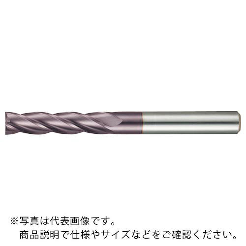 特長：深い位置の側面加工や幅の広い側面加工に適しています。用途：一般鋼、快削鋼、ステンレス、鋳鉄、アルミ用。仕様：切削径DC(mm)：4最大切込みAPMX(mm)：25機能長さLF(mm)：75シャンク径DCON(mm)：4コーティング：F...
