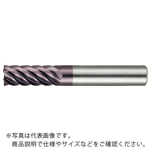 特長：多刃の採用で超高速、高精度加工が可能です。用途：一般鋼、合金鋼、調質鋼、焼き入れ鋼仕上用。仕様：刃径(mm)：10刃長(mm)：22全長(mm)：72シャンク径(mm)：10刃数：6表面処理：FIREコート刃径公差：h10コーナーC(...