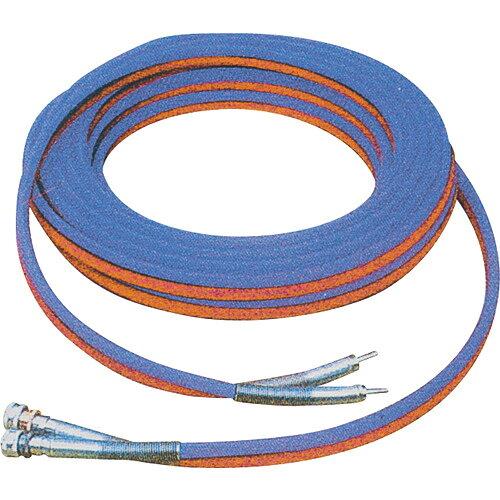 特長：OKコック付はワンタッチ脱着カプラ付です。酸素ガス・アセチレンガス専用ホースです。内径5mmのため、扱い作業が容易です。保証耐圧1.5MPa（15kgf/［［CM2］］）です。仕様：ホース内径(mm)：5ホース長さ(m)：10常用圧力...