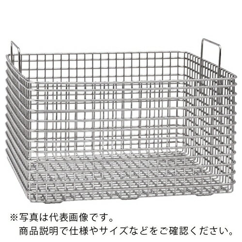 特長：USシリーズの洗浄機に使用可能な洗浄用カゴです。ステンレスで編み上げたカゴです。用途：洗浄物を複数入れて洗浄するためのカゴ。SND製超音波洗浄機用に専用設計されている。仕様：槽内寸法(mm)幅：235槽内寸法(mm)奥行：190槽内寸...
