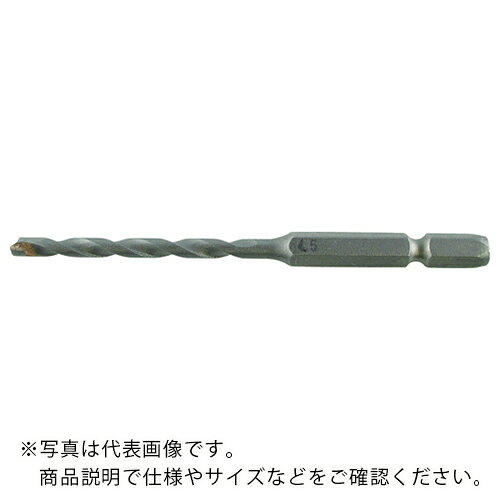 特長：1本で木材、鉄鋼、モルタルの穴あけが可能です。超硬チップ二面研磨で高効率穴あけ＆長寿命用途：木材、鉄鋼、モルタルの穴あけに。仕様：刃径(mm)：4.0有効長(mm)：48全長(mm)：95シャンク径(mm)：6.35適合機種：インパク...