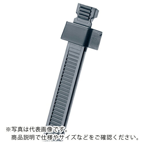 特長：ヘッドと結束バンドが二体成形になっています。完全に締め付ける前であれば取り外すことができます。高温の環境で連続して使用できる耐熱性ナイロン66製です。用途：ケーブルの結束。仕様：色：黒幅(mm)：2.4長さ(mm)：102厚さ(mm)...
