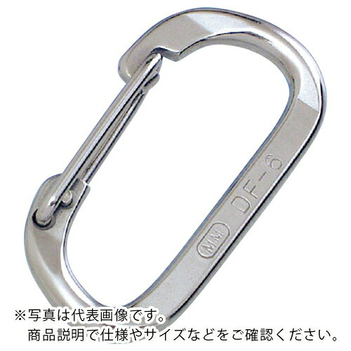 特長：開口部が大きく使用しやすいジョイント金具です。用途：チェーン・ワイヤー・ロープ等の連結金具として、また端末の金具のジョイントに。仕様：使用荷重(kN)：0.29L(mm)：52.5S(mm)：13W(mm)：30D1(mm):5.4D...
