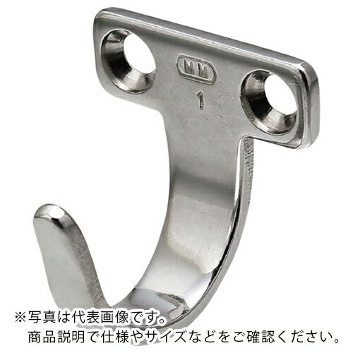 特長：ステンレス製で錆びにくく耐久性に優れます。用途：物掛けとして。仕様：使用荷重(kN)：0.05A(mm)：15B(mm)：23L(mm)：38W(mm)：38d(mm)：4T(mm)：2.5H(mm)：35材質／仕上：ステンレス(SU...