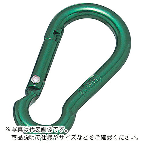 特長：軽量なスタンダードなスプリングフックです。用途：チェーン・ワイヤー・ロープ等の連結金具として、また端末の金具のジョイントに。仕様：使用荷重(kN)：0.39D(mm)：8L(mm)：78S(mm)：9W(mm)：37d1(mm)：8d...