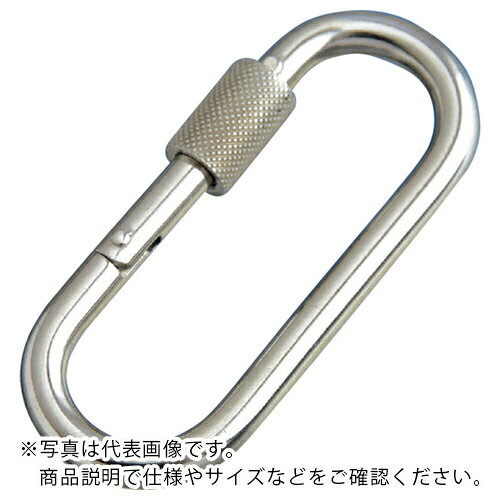 特長：環付は不用意にフックが開くことがなく、より安心です。用途：チェーン・ワイヤ・ロープ等の連結金具として、また端末の金具のジョイントに。仕様：使用荷重(kN)：0.88D(mm)：6L(mm)：65S(mm)：9W(mm)：19環付材質／...