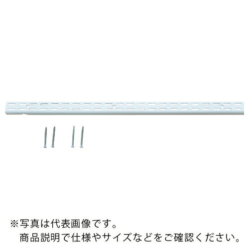 特長：水平に取り付けたレールに差し込む簡単施工です。仕様：幅(mm)：29.5奥行(mm)：17高さ(mm)：1202色：ホワイト長さ(mm)：1202間口(mm)：3025mmピッチで上下可動できる仕様材質／仕上：普通鋼（スチール）/エポ...