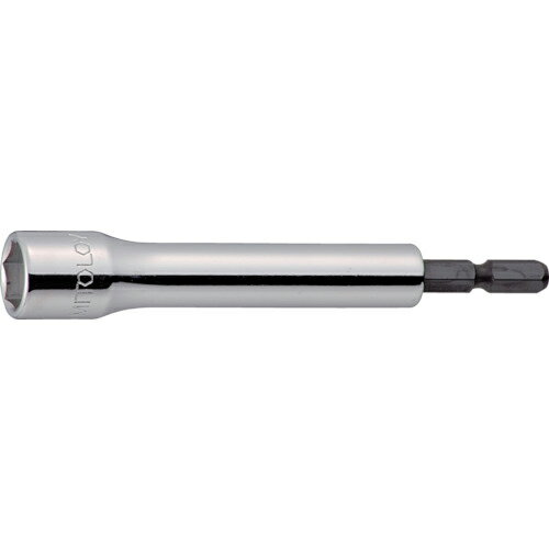 特長：応力分散形状により、耐久性(寿命)アップしています。衝撃破断に強い六角形状ソケットです。各種充電式インパクトドライバー全機種対応します。用途：作業におけるボルト・ナットの締めゆるめ用です。仕様：軸寸法(mm)：6.35全長(mm)：1...