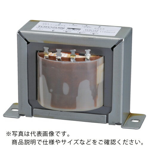 特長：単相、単巻タイプです。50/60Hz両用になります。耐電圧は1.5KVです。A種絶縁となります。ラグ端子(ハンダ付け)タイプです。JIS C-6436適用です。200V対100Vの単巻ダウントランスです。仕様：2次電流(A)：0.5容...