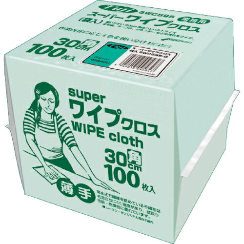 特長：吸水性、耐久性に優れた不織布ふきんです。用途：飲食店、食品工場での拭き取り作業に。仕様：シートサイズ(mm)：300×300色：グリーン長辺(mm)：300短辺(mm)：300厚さ(g/[[M2]])：45袋入食品衛生法適合（ポジティ...