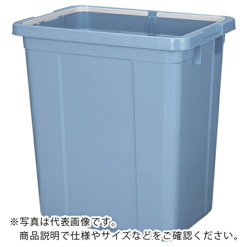 特長：本体側面の凸凹は強度を兼ね備え、ポリ袋止め付きです。用途：ゴミ箱仕様：色：ブルー間口(mm)：565奥行(mm)：400高さ(mm)：605容量(L)：95適合フタ：00054食品衛生法適合（ポジティブリスト適合）材質／仕上：ポリプロ...