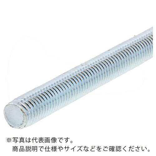 特長：頭がなく全長がネジ部のボルトです。現場で必要に応じた長さに切断して使用することができます。「長ネジ」、「全ネジ」と呼ばれることもあります。仕様：ねじ径：M10長さ(mm)：285全ねじ材質／仕上：スチール表面処理：ユニクロメッキ　●代...