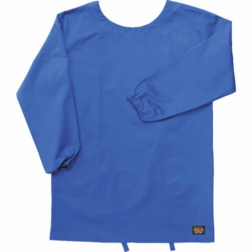 特長：高い防炎性能を有しています。洗濯しても防炎効果が持続します。静電気が発生しにくいです。用途：溶接、溶断、火気のある現場に。仕様：色：ブルーサイズ：F着丈(cm)：88胸囲(cm)：90〜114タイプ：防炎着丈×幅(mm)：880胸囲×...