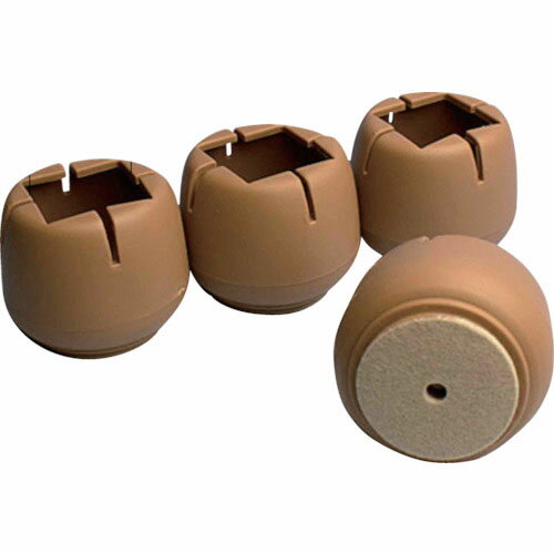 特長：フローリングの傷を防ぎ、音も静かになる椅子脚キャップです。切り込みをいれることにより、キャップを広げやすく簡単に装着させる事が出来ます。接着剤を使わずフェルトを熱で接着していますので粘着剤が床について汚れが付くことを防ぎます。床暖房で...