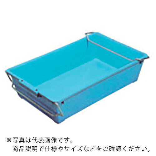 特長：持手金具付で扱い易いコンテナーです。用途：水産物の保管に最適。仕様：容量(L)：68色：ブルー外形寸法(mm)間口：860外形寸法(mm)奥行：523外形寸法(mm)高さ：207有効内寸(mm)間口：733有効内寸(mm)奥行：424...