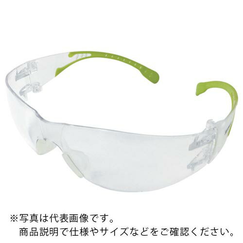 特長：わずか18gと超軽量で抜群の装着感をもつ保護メガネです。イエローグリーンのつるでよく目立ち、装着していることがひと目でわかります。ソフトなつるとノーズパッドは耳や鼻への負担をかけないため、抜群の装着感です。仕様：レンズ色:透明テンプル...