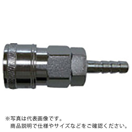 特長：工場内のエアー配管からエアー工具の接続まで汎用性に優れています。用途：エアー工具配管、各種エアー配管仕様：最高使用圧力(MPa)：1.5耐圧力(MPa)：2.0使用流体：エアー相手側ホースサイズ(インチ)：1/4(φ7.5)取付サイズ...