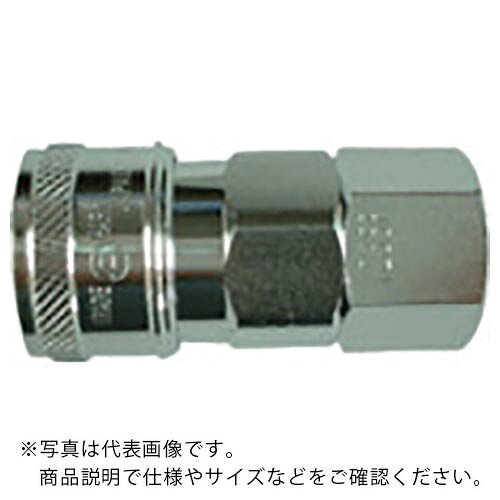 特長：工場内のエアー配管からエアー工具の接続まで汎用性に優れています。用途：エアー工具配管、各種エアー配管仕様：最高使用圧力(MPa)：1.5耐圧力(MPa)：2.0相手側取付サイズ：R3/8使用流体：エアー取付サイズ：Rc3/8タイプ：ソ...