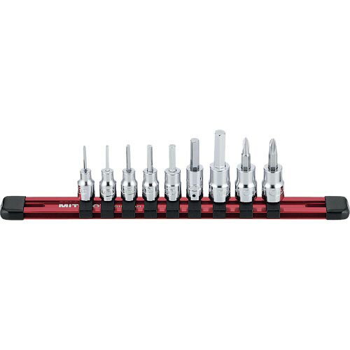 特長：差込角6.35mm用です。用途：六角穴付ボルトの締め、ゆるめ作業に。仕様：差込角(mm)：6.35セット内容(mm)：P202HT、P202.5HT、P203HT、P204HT、P205HT、P206HT、P208HT、21BHT、2...