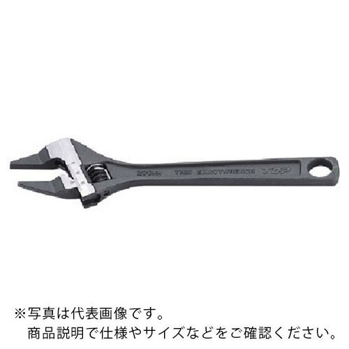 特長：ガタ無しバックラッシュレスウォーム採用により、口開き平行、サイズ合わせ不要です。用途：薄いボルト・ナットの脱着作業に最適です仕様：全長(mm)：218最大口開き(mm)：24色：黒口開き(mm)：24先端厚さ(mm)：4.5±0.5目...