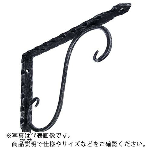 特長：手間を惜しまないマイスターのこだわり品です。ひとつひとつ手作りで製造された、アンティーク調の本格派です。補強と装飾を兼ねたカール部はハンガーなどを掛けるフックとしても使用可能です。用途：こだわりのお庭や玄関など、アンティークな雰囲気を...