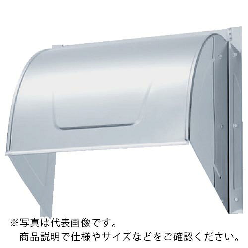 特長：接合部分にはハゼ加工、側面にはリブ加工が施してあり、風鳴りが少ないです。用途：換気扇の木枠に取付、低層階（3階まで）用。仕様：色：ステンレス横(mm)：350縦(mm)：175高さ(mm)：39030cmの換気扇に対応材質／仕上：本体...