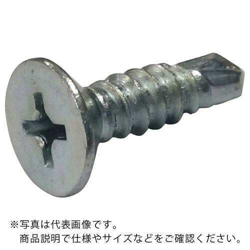 特長：サラ頭で十字穴つきのドリルねじです。高耐食の『ゼロクロメート』メッキを使用しており、クロムフリー・コバルトフリーで従来メッキの10倍以上の耐食性能があります。塩水噴霧試験（SST）、白錆200時間・赤錆800時間クリアの結果です。すべ...