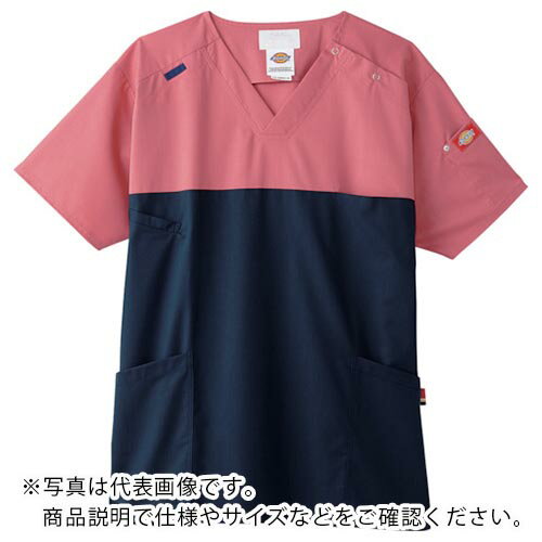 特長：ディッキーズならではの大胆な切り替え配色、右肩には差し色でストラップを通せるループ、左袖にはディッキーズロゴを施した、他と差のつくオシャレなデザインです。汗も吸い取りやすく、ナチュラルなストレッチを効かせたパルパー制電トロは、着こむほ...