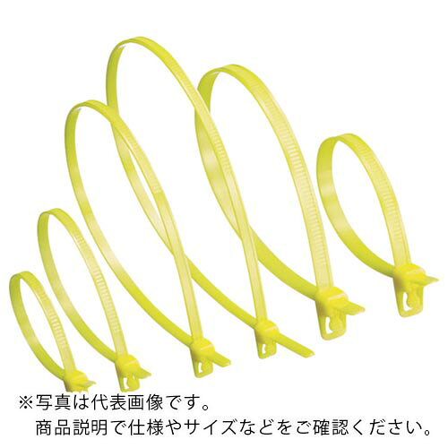 特長：取り外ししやすさを重視し、開発された結束バンドです。用途：電気工事、配電盤などの結束に。仕様：屋外用使用温度範囲：-40℃〜85℃材質／仕上：66ナイロン　●代表画像について 商品によっては、代表画像を使用している場合がございます。 ...