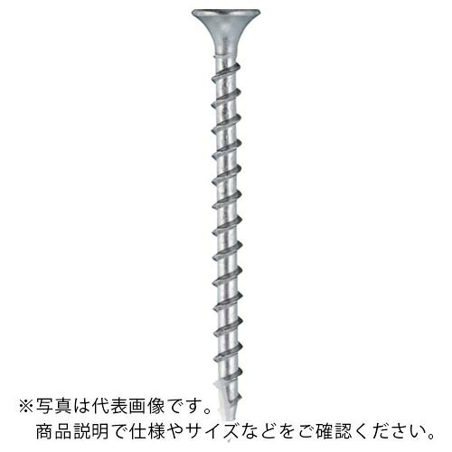 用途：木材仕様：寸法(mm)d：4.2よび径（mm）：4.2全長（mm）：57ネジ部（mm）：45頭径（mm）：8.6頭部形状：ラッパ箱入材質／仕上：ステンレス　SUS410　●代表画像について 商品によっては、代表画像を使用している場合が...