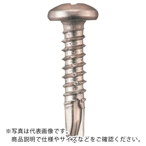 用途：薄鋼板、鉄骨仕様：呼び寸法(mm)d：4全長(mm)：25袋入材質／仕上：ステンレス　SUS410　●代表画像について 商品によっては、代表画像を使用している場合がございます。 商品のカラー、サイズなどが異なる商品をイメージ画像として...