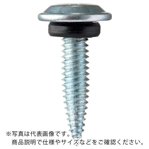 用途：薄鋼板、薄鋼板仕様：呼び寸法(mm)d：4よび径（mm）：4全長（mm）：16ネジ部（mm）：16頭径（mm）：10.0適応板厚（mm）：0.5mmまでの2枚重ね計1.0mm以内箱入材質／仕上：鉄　●代表画像について 商品によっては、...