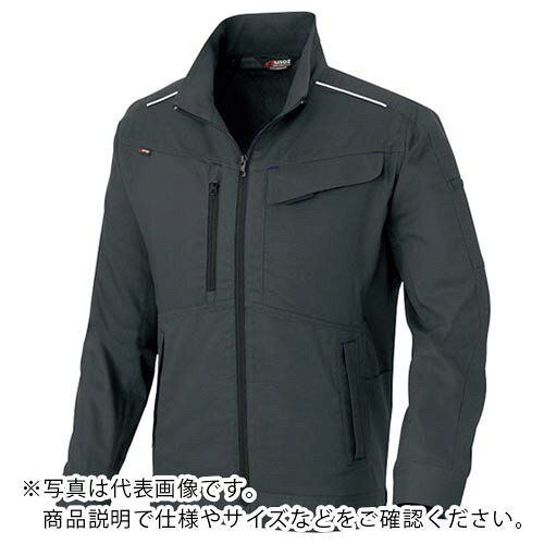 特長：軽量ストレッチ生地を使用しています。高通気素材です。ストレッチ生地と立体カッティングで、腕・肩部分が動かしやすい作業着です。制電防止タイプです。用途：作業全般に。仕様：色：チャコールグレーサイズ：SS着丈(cm)：58胸囲(cm)：1...