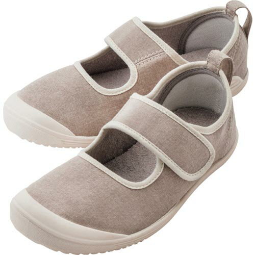 特長：リハビリでも使える安全な院内シューズです。面ファスナー（マジック式）の着脱ベルトで間口が大きく広がり履きやすく履かせやすいカップ状のかかとが足をしっかりホールド。インソールの踵クッションが疲れにくさをサポート底面には安全な歩行をサポー...