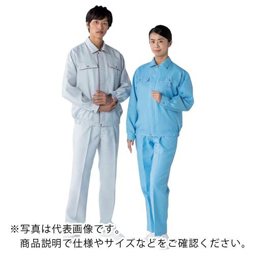 特長：極めて低い摩擦耐電圧と表面抵抗値を実現しました。静電気に敏感な職域向け作業服です。用途：半導体・液晶パネル・電子部品・印刷・写真・通信・精密機器　医薬品・バイオ・化学・包装仕様：色：グレーサイズ：3L着丈(cm)：69胸囲(cm)：1...