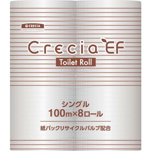 特長：当社独自の製法でバージンパルプ同様のやわらかな肌ざわりを実現しながらも、環境に配慮した製品です。用途：トイレットペーパー。仕様：タイプ：シングル幅(mm)：114長さ(m)：100色：ホワイトケース入数：64ロールシートサイズ(mm)...