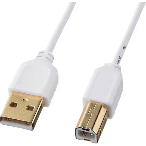 特長：USB2.0規格・USB1.1規格準拠のパソコンとUSB機器（プリンター・HDD・USBハブ・スキャナーなど）との接続や、USBハブとUSB機器を接続する時に使用するケーブルです。「シリーズA」コネクタを持つ機器と「シリーズB」コネク...
