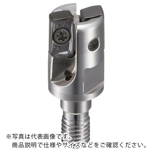 特長：軸方向切り込み量(ap)が最大10mmで、小径インサートによる多刃設計により高能率・高速加工が可能です。用途：肩削り用。仕様：全長(mm)：35刃数：3適合チップ：ZNGU11…高能率・高精度な肩削りカッタ　●代表画像について 商品に...