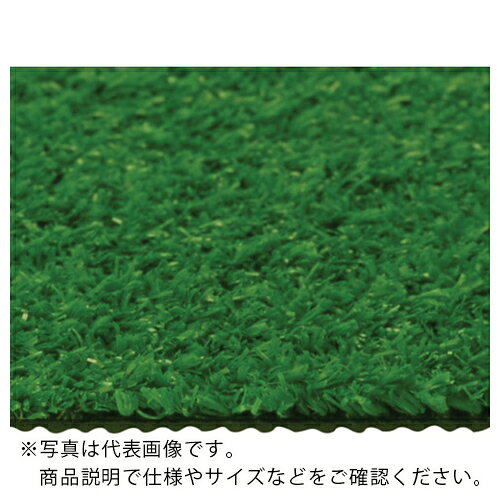 特長：養生や一時通路等で多目的に使用可能なポリプロピレン製の人工芝生です用途：養生等仕様：幅(mm)：910長さ(m)：20910mm巾×20m　切り売り不可材質／仕上：パイル／ポリプロピレン100％パイル長：7mmバッキング／SBR(合成...