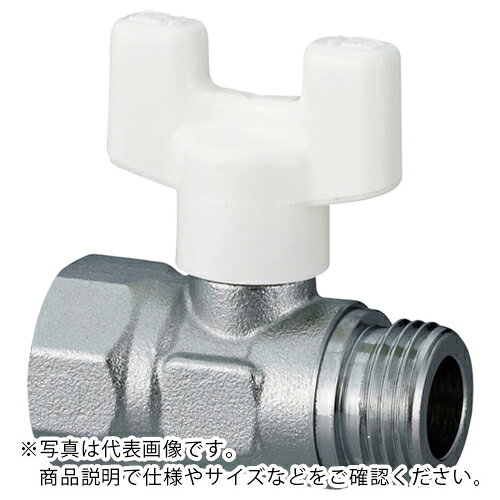 特長：エコキュートなど給湯器配管に便利です。ワンタッチ着脱式ハンドルです。用途：冷温水・不凍液・油・空気用。エコキュートの配管に。仕様：呼び径A：13呼び径B：1/2高さ(mm)：45ハンドル長D(mm)：38最高許容圧力(MPa)：1.0...