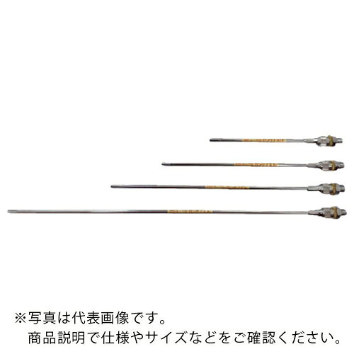 特長：パイプ径φ5の軽量タイプです。ノズルを回せば流量調整が可能です。用途：様々な清掃作業で活躍。仕様：ノズル口径(mm)：2.3ノズル取付口：G1/8ノズル長(mm)：510パイプ径：φ5材質：銅パイプ・黄銅棒流量調整機能付ロングノズル材...