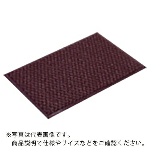 特長：パターンの異なるマット部が細かいゴミを取り除きます。用途：店舗学校事務所等の屋内出入口仕様：奥行(mm)：1500間口(mm)：900奥行(mm)：1500ミヅシマ　エンハンスマット500　900mmX1500mm　ブラウン材質／仕上...