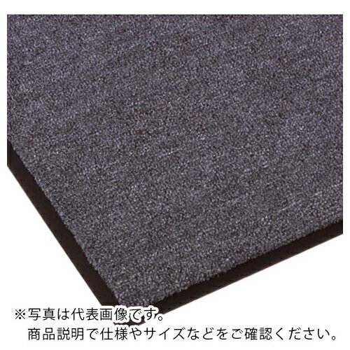 特長：再生PETを1平米あたり500mlボトルで11本分使用した再生素材製パイルの吸水マットです点字表示取付可能です。用途：ビル・オフィス・デパート・銀行・学校・ホテル・病院などの玄関・廊下・ロビー仕様：色：グレー質量：(kg)3.9価格は...