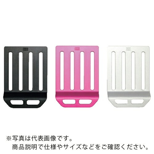 特長：安全帯用部材です。色は3色あります。下穴には、安全コードが取り付け可能です　。用途：基陽製品の補修部品として仕様：幅(mm)：61高さ(mm)：87奥行(mm)：7厚さ(mm)：2重さ(g)：214つ穴タイプD環止めです。軽量アルミタ...