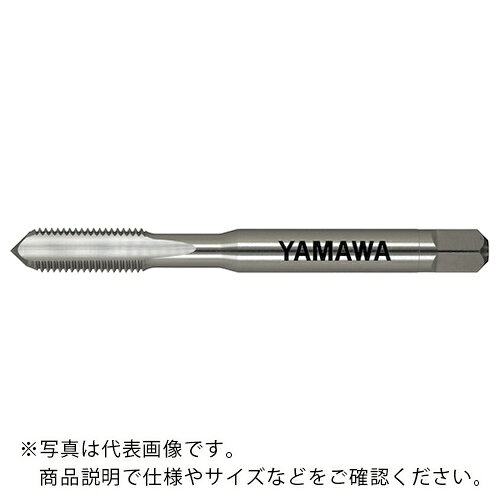 特長：自転車用タイヤバルブねじ用のタップです。仕様：先端：上精度：P2精度表記：P級呼び寸法：V6ねじ長さ(mm)：15全長(mm)：62シャンク径(mm)：6シャンク四角部(mm)：4.5下穴径(mm)：5.52山数：1加工ねじ：自転車用...