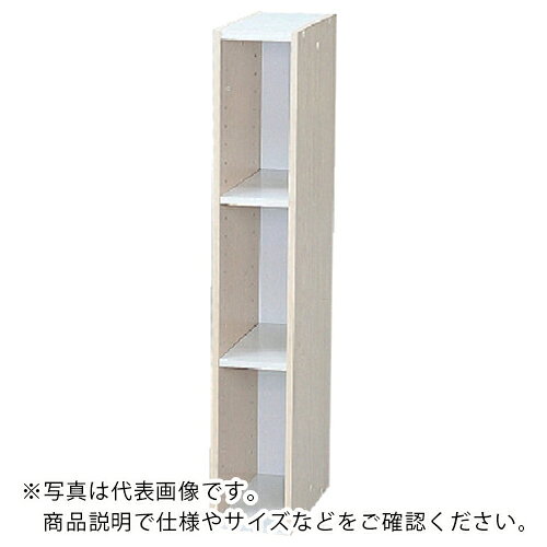 特長：ちょっとした隙間（スペース）を有効活用できる収納ラックです。棚は可動棚なので収納物に合わせて高さを調節できます。仕様：段数(段)：3色：ホワイト/ライトメープル外形寸法(mm)間口：150外形寸法(mm)奥行：290外形寸法(mm)高...