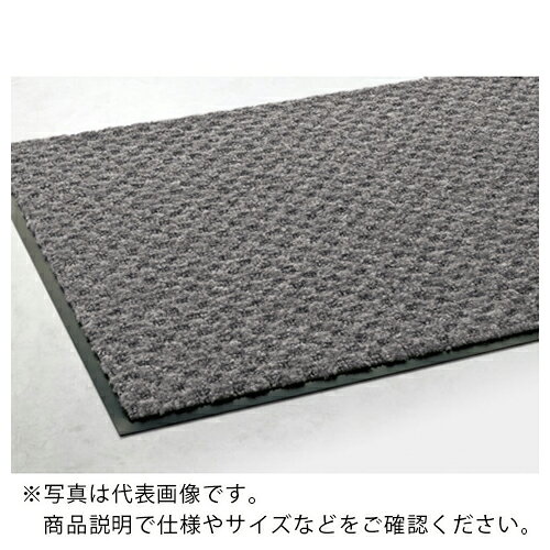 特長：抜群の除塵性能で腰が強くヘタりにくい製品です。用途：屋内、風除室、通路などに。仕様：色：モスグレーサイズ長辺(mm)：1800サイズ短辺(mm)：900厚さ(mm)：9.5泥抜き穴：なし防炎適合品：1約9.5mm(パイル7.5mm、ベ...